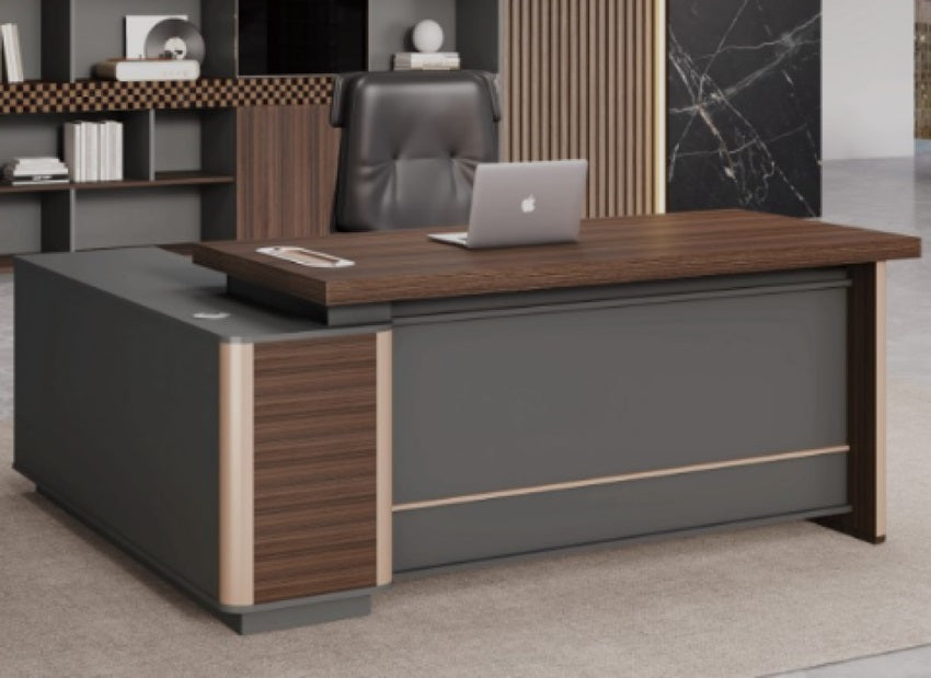 AUSTIN Standard Executive Desk 1600MM L/R Return With Universal Mobile ...