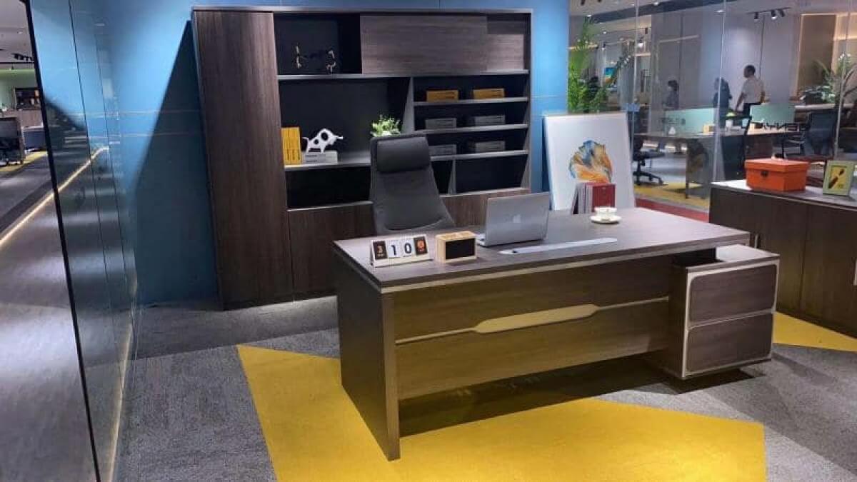 OSAKA Executive Desk L-Shape 1.6M – Mayfair Furniture