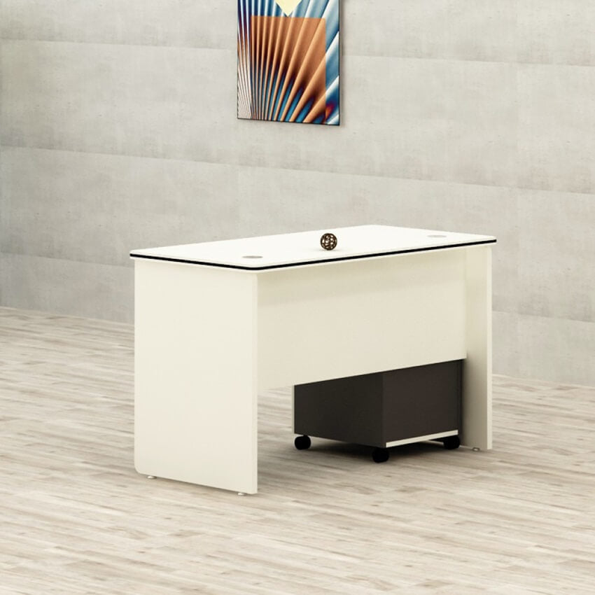 Reading Table 1.2M With Mobile Pedestal – Mayfair Furniture